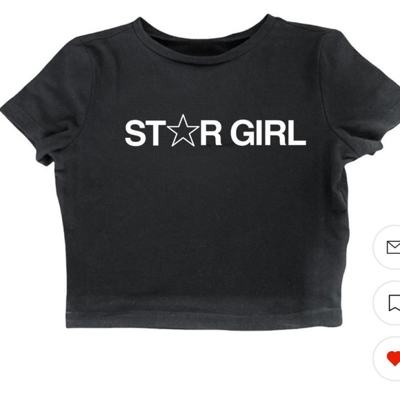 Tops | Star Girl Cropped Tee | Poshmark